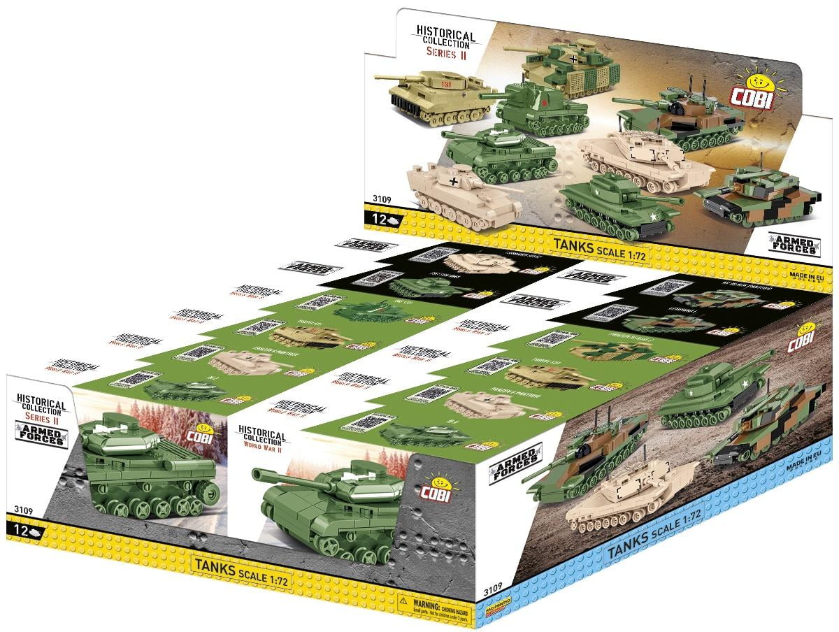 Cobi Historical Collection World War II #3109 CDU Tanks Scale 1:72 ...