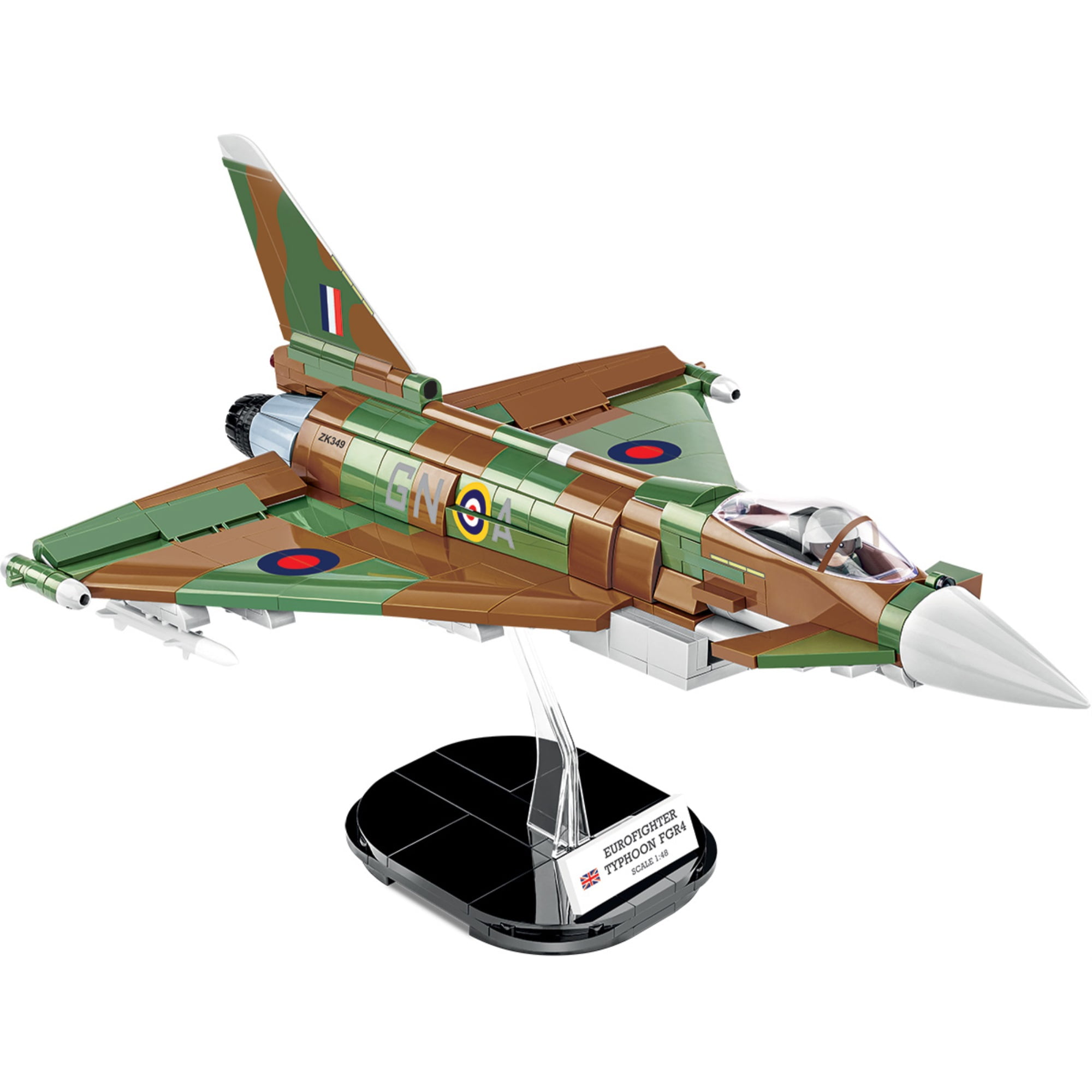 COBI Armed Forces Eurofighter Typhoon FGR4 Aircraft - 1:48 Scale Model ...