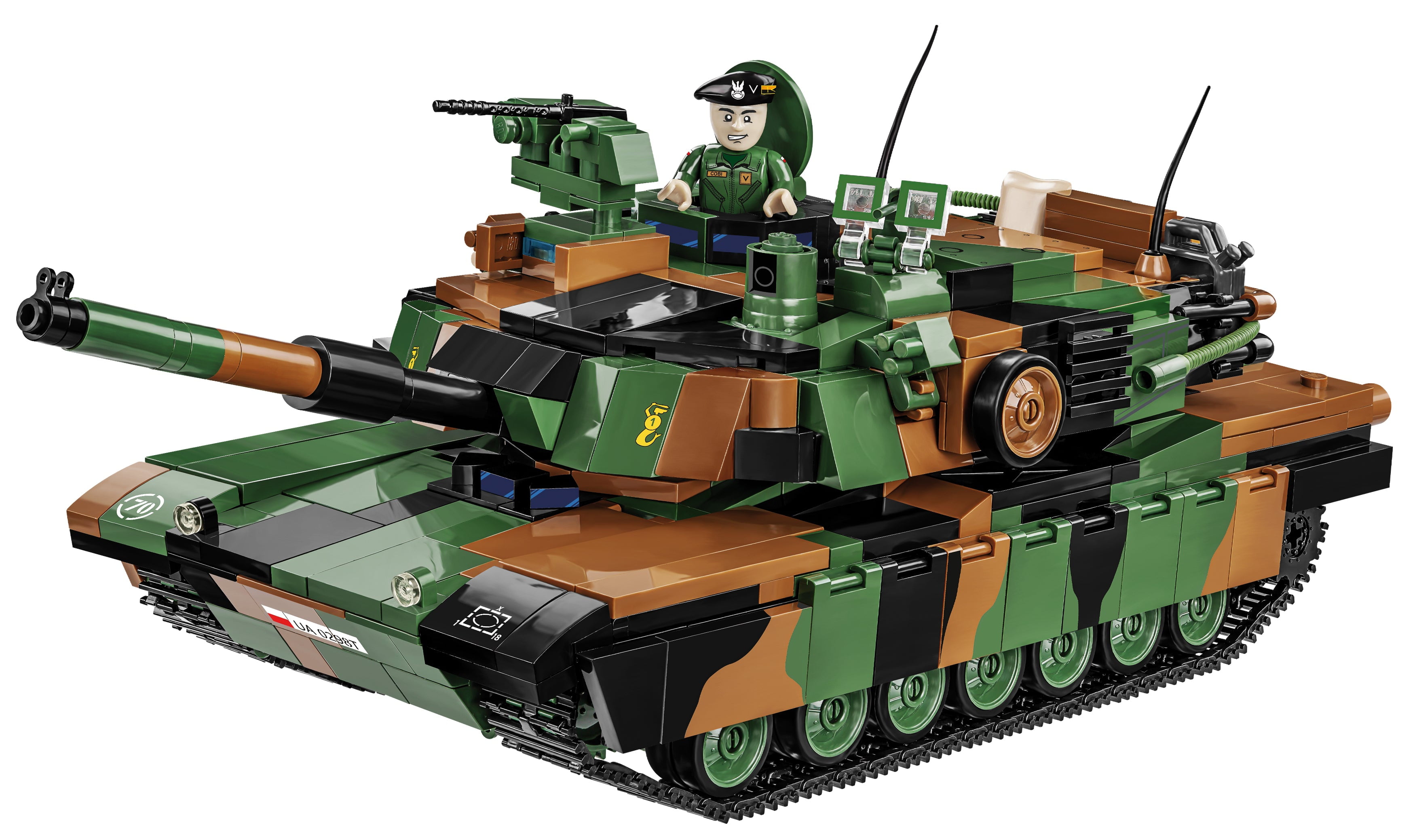 COBI Armed Forces M1A2 SEPv3 Abrams Tank - Walmart.com