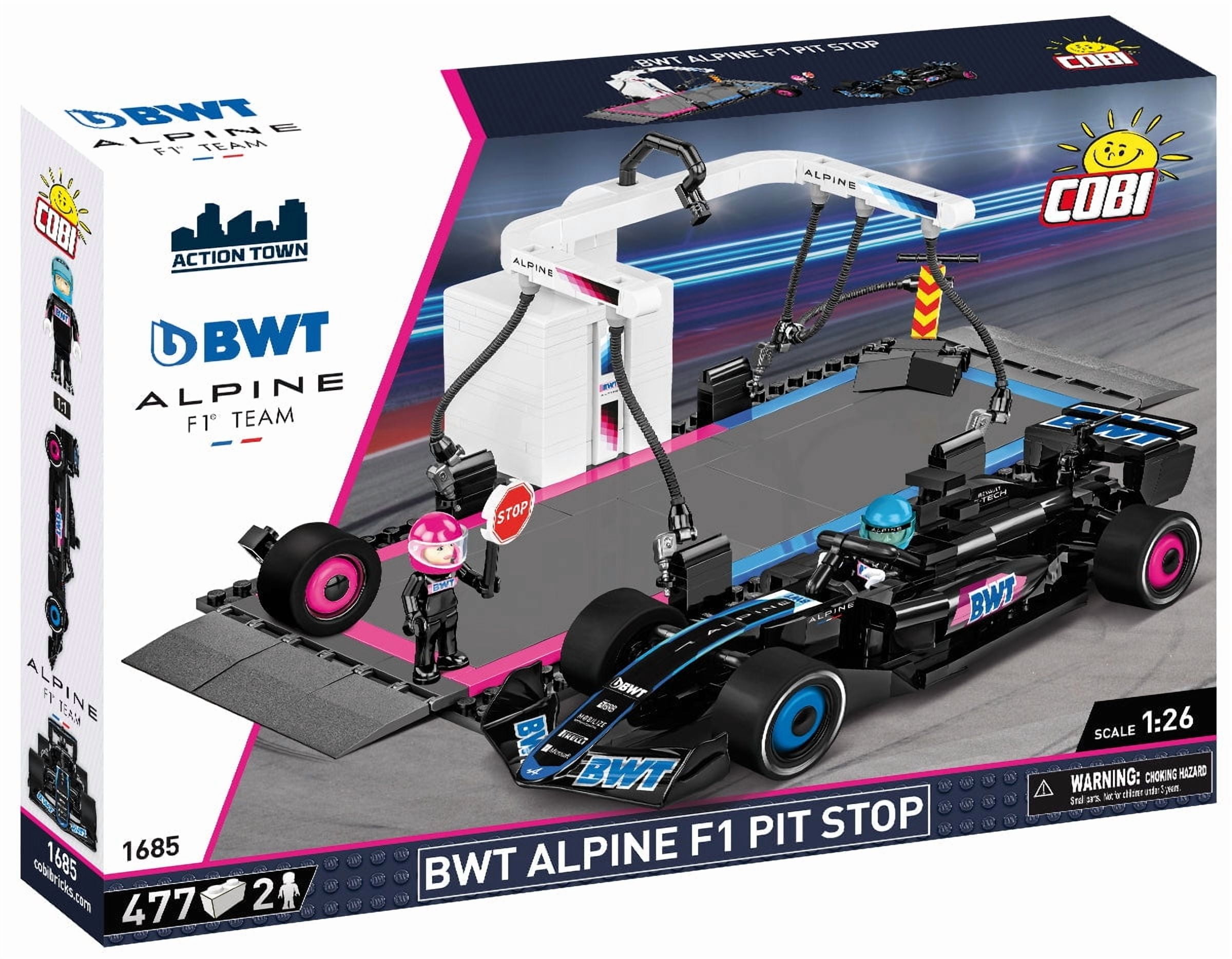 COBI BWT Alpine F1 Pit Stop Set 1685 - Walmart.com