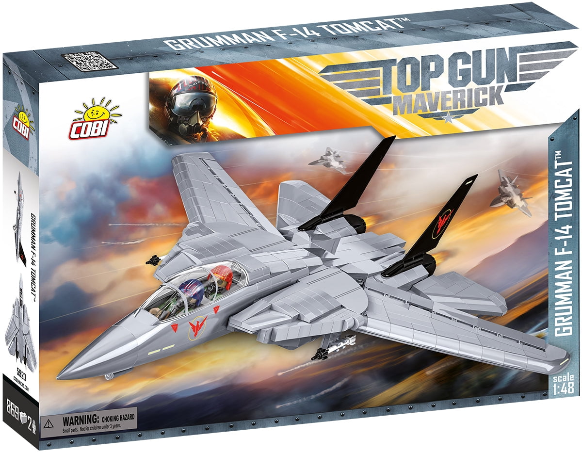 COBI TOP GUN Grumman F-14 Tomcat 1:48 Scale - Walmart.com