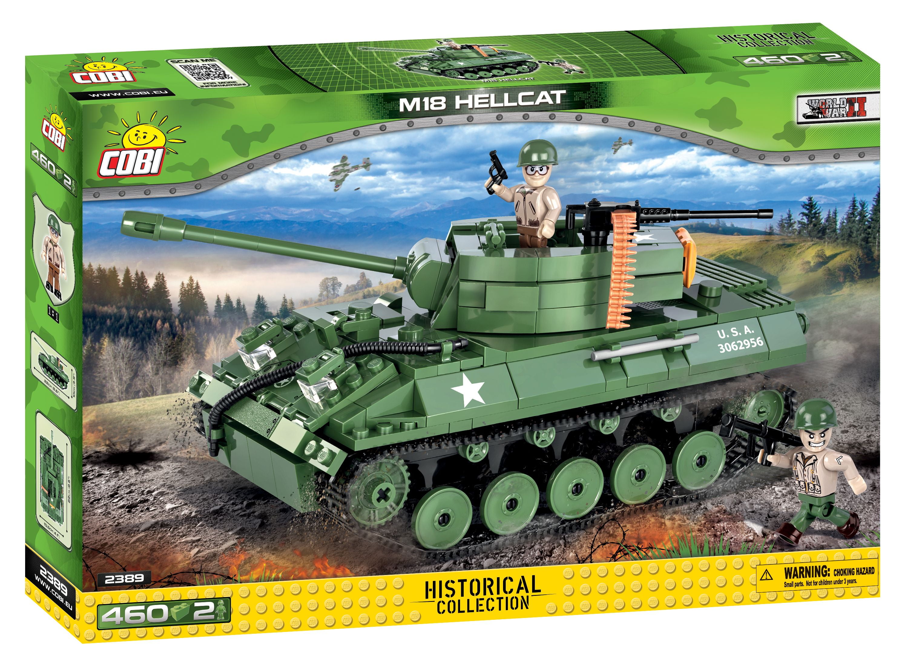 COBI Historical Collection M18 Hellcat Tank - Walmart.com