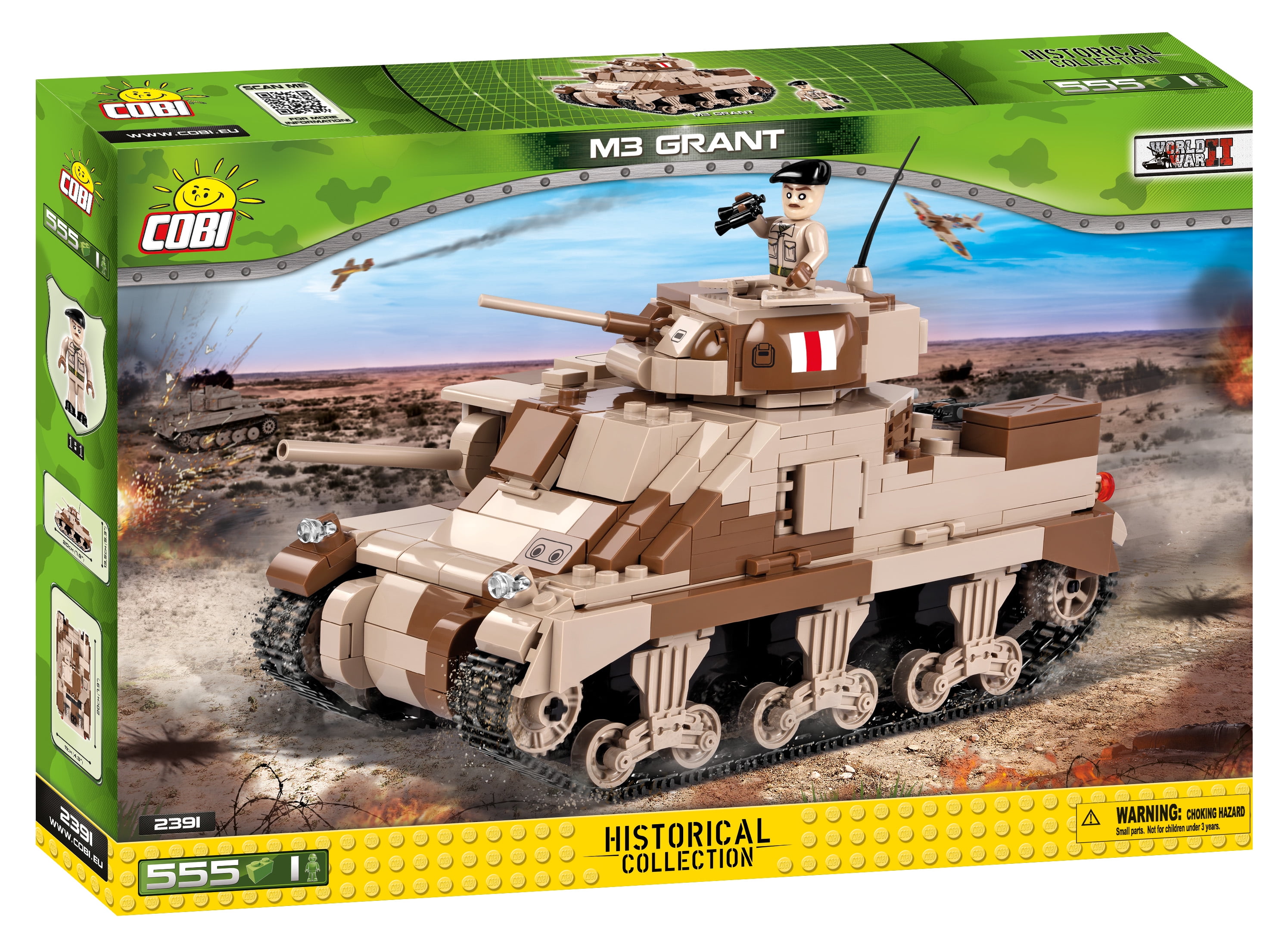 COBI Historical Collection M3 Grant Tank - Walmart.com