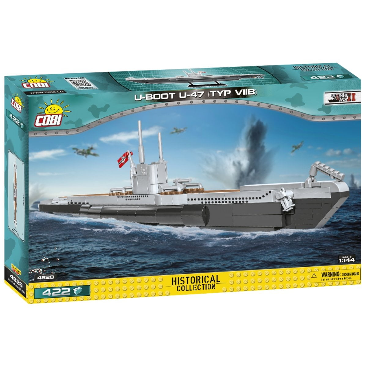 COBI Historical Collection U-BOOT U-47 (TYPE VIIB) WWII Submarine ...