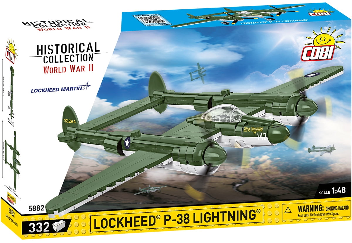 COBI 5882 Lockheed P-38 Lightning - Walmart.com