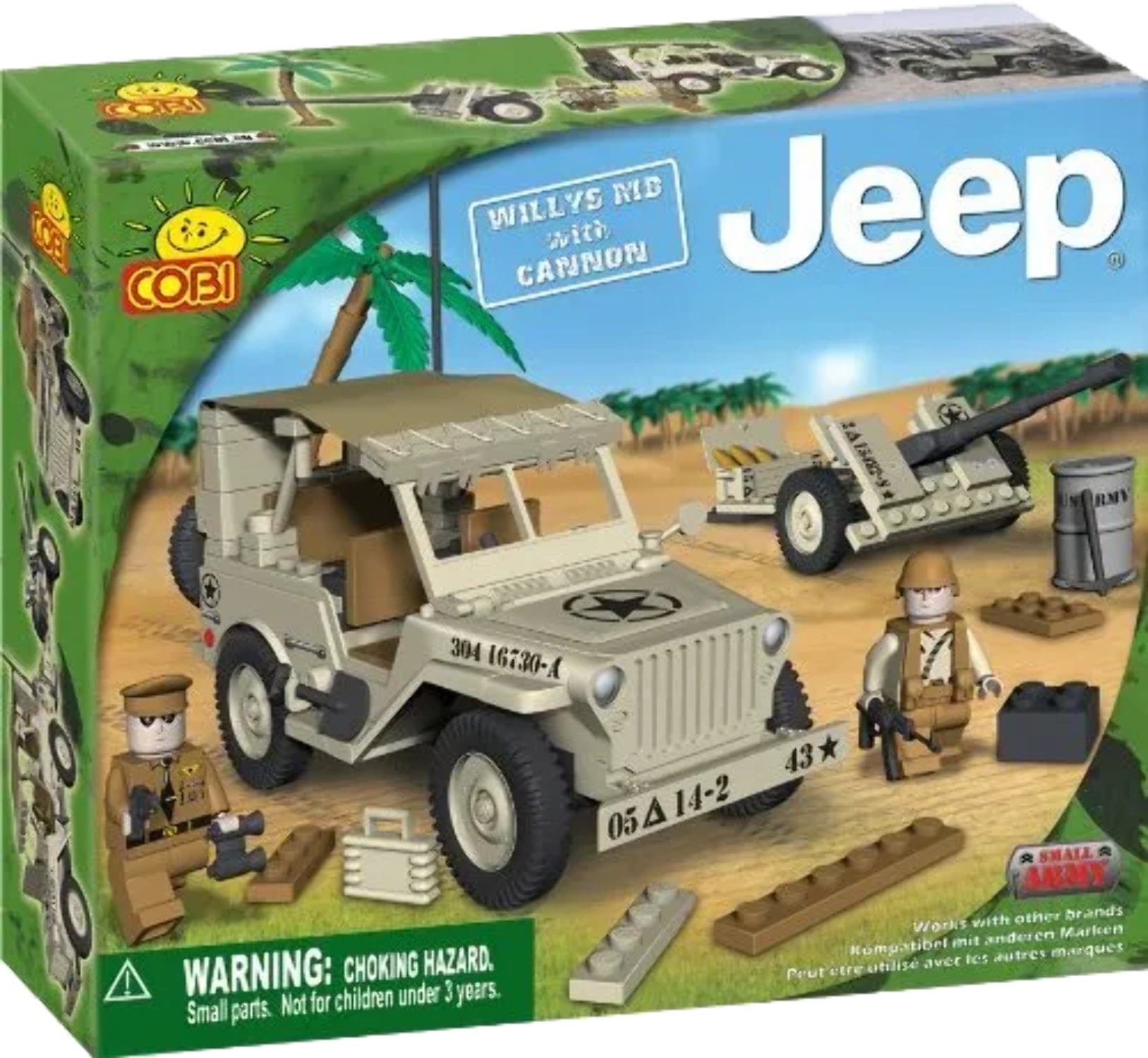 COBI Jeep Willys MB with Cannon #24181 - Walmart.com
