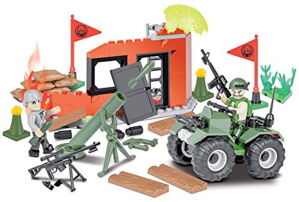 COBI Small Army Combat Training Accessory Set With Mini Figures ATV And ...