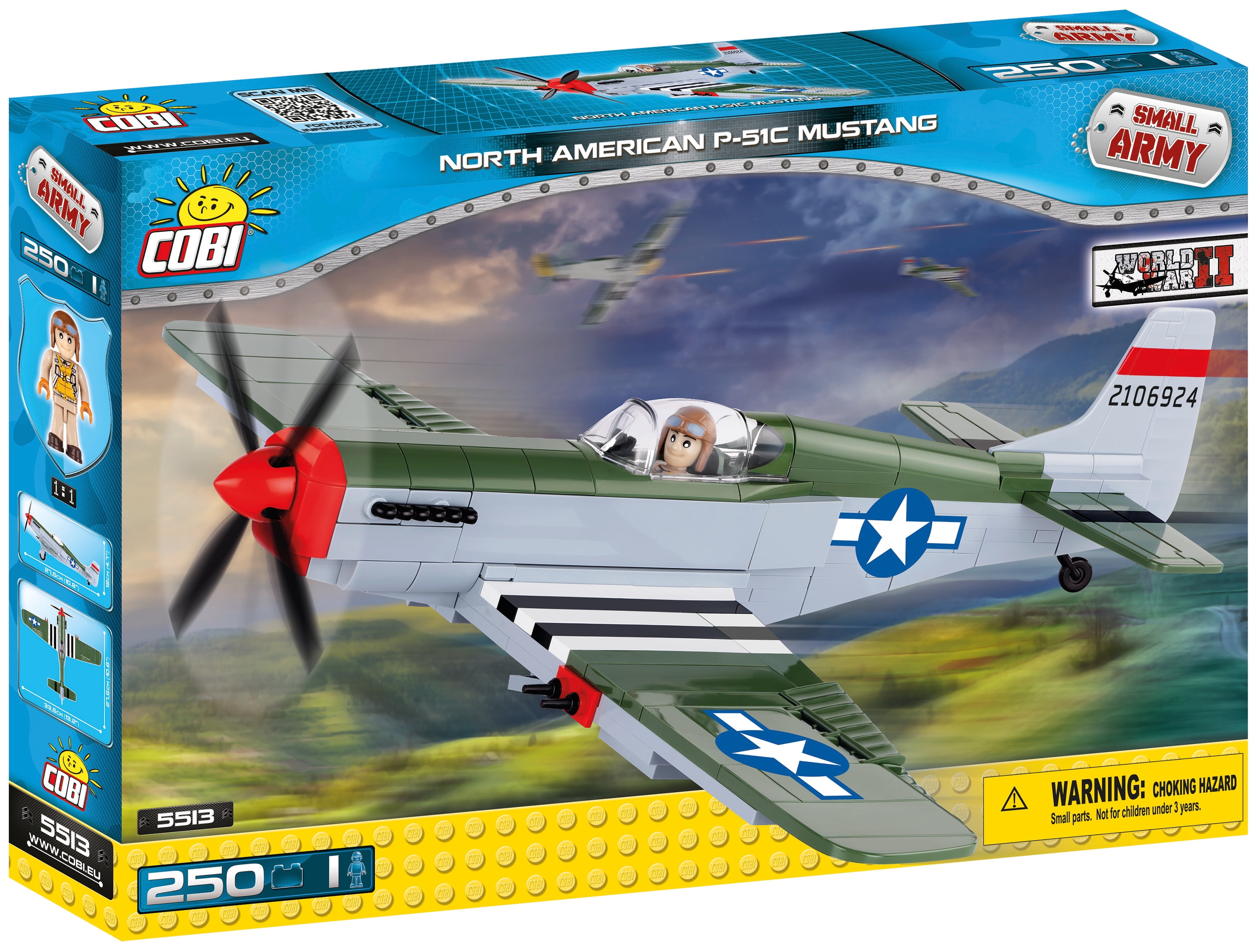COBI Small Army North American P51 Mustang - Walmart.com