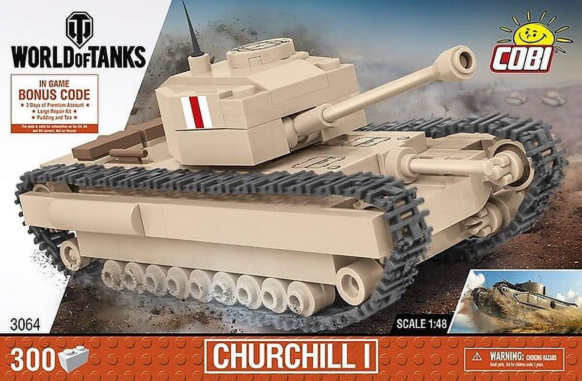COBI TOYS #3064 World of Tanks Churchill I- New Factory Sealed ...