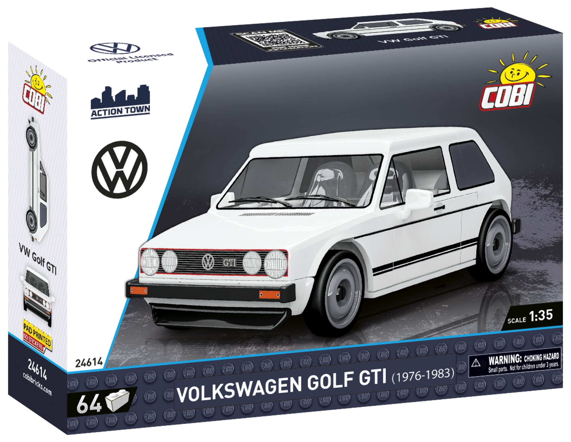 COBI Volkswagen Golf GTI (1976-1983) Set 24614 - Walmart.com