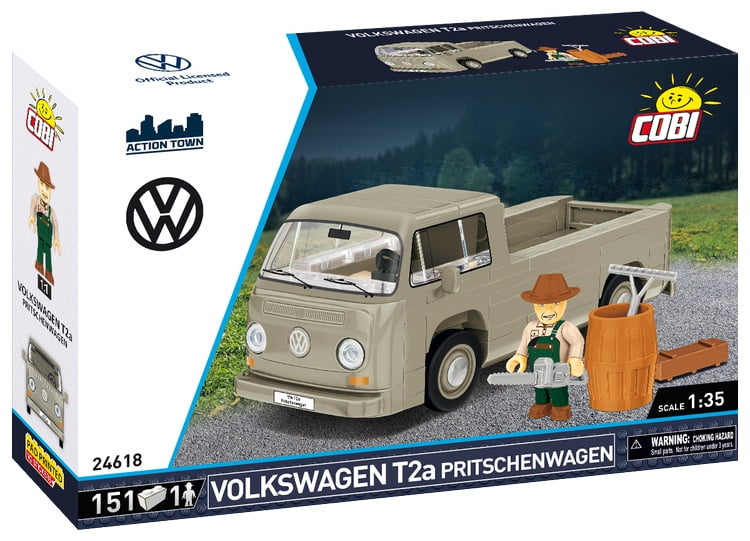 COBI Volkswagen T2a Pritschenwagen Set 24618 - Walmart.com