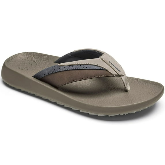 COBIAN Adult Male Compass Sandals, Color: Taupe, Size: 11 (COM25-240-11 ...