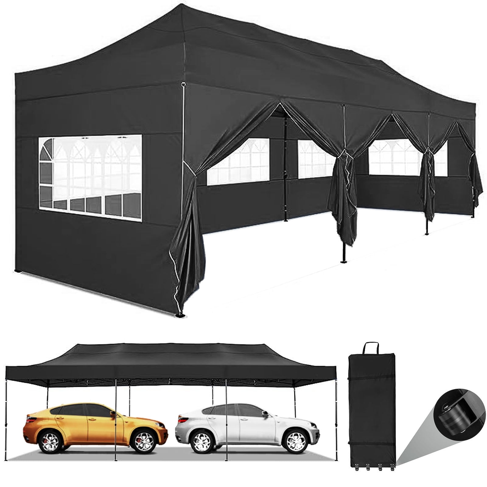 COBIZI 10'x30' Heavy Duty Pop Up Canopy Tent Outdoor Shelter Instant ...