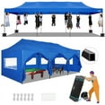 COBIZI 10'x30' Pop up Canopy,Party Tent Outdoor Event Instant Gazebo ...