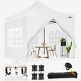 COBIZI 10x10 Heavy Duty Canopy Tent with 4 Sidewalls, Waterproof ...