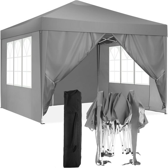 COBIZI 10x15ft Pop up Canopy, Easy up Heavy Duty Canopy Tent with 4 ...