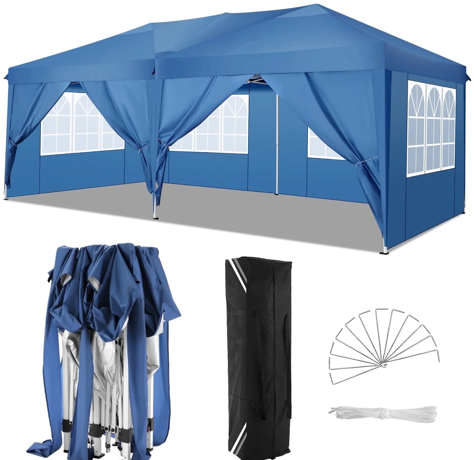 COBIZI Commercial Large 10x20ft Outdoor Waterproof Canopy Tent with ...