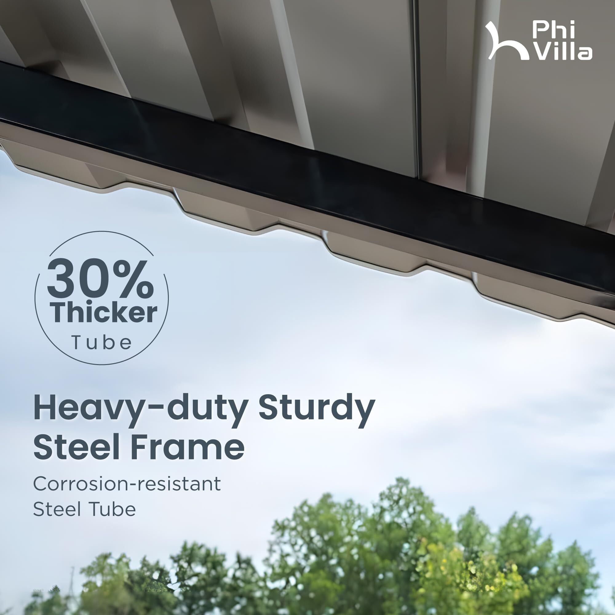 COBIZI 10x20 Heavy-Duty Metal Carport, Outdoor Metal Carport Kit ...