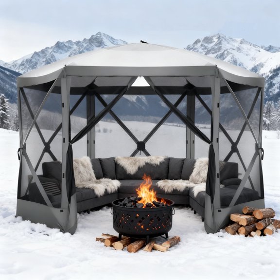 Carefree UP1490025 SideOut Kover III White 149" Slideout Awning ...