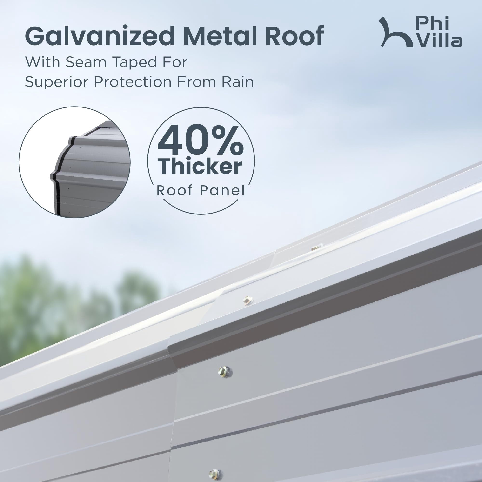 COBIZI 13x26 Heavy-Duty Metal Carport, Outdoor Metal Carport Kit ...