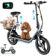 Bugatti Lightweight & Foldable Electric Scooter – 600W Motor, 18.6 MPH ...