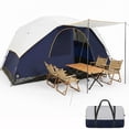 COBIZI 8/10/12 Person Family Camping Tent, 15x9FT Large Cabin Tent with ...