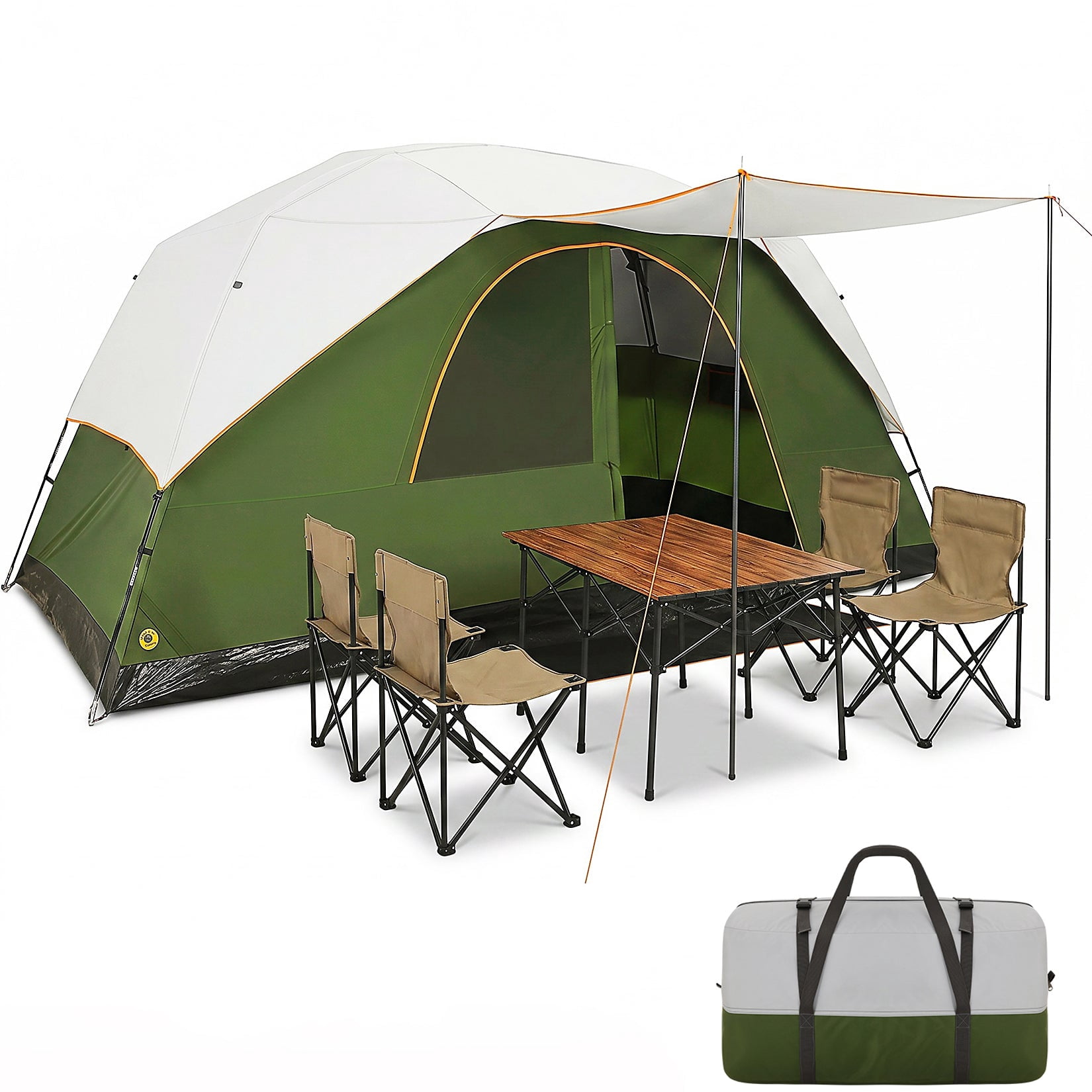 COBIZI 8/10/12 Person Family Camping Tent, 15x9FT Large Cabin Tent with ...