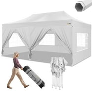 HOTEEL 13x26 Heavy Duty Pop up Canopy with 6 Sidewalls, 2 Height ...