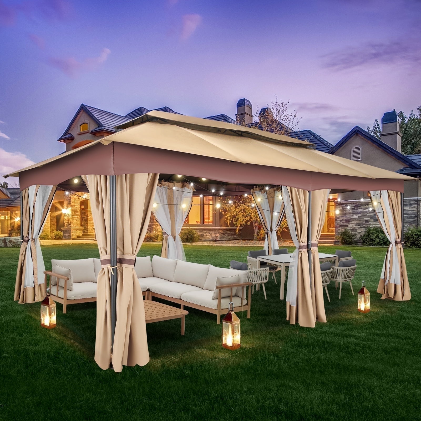 COBIZI Gazebo for outdoor dining at your restaurant - Walmart Business ...