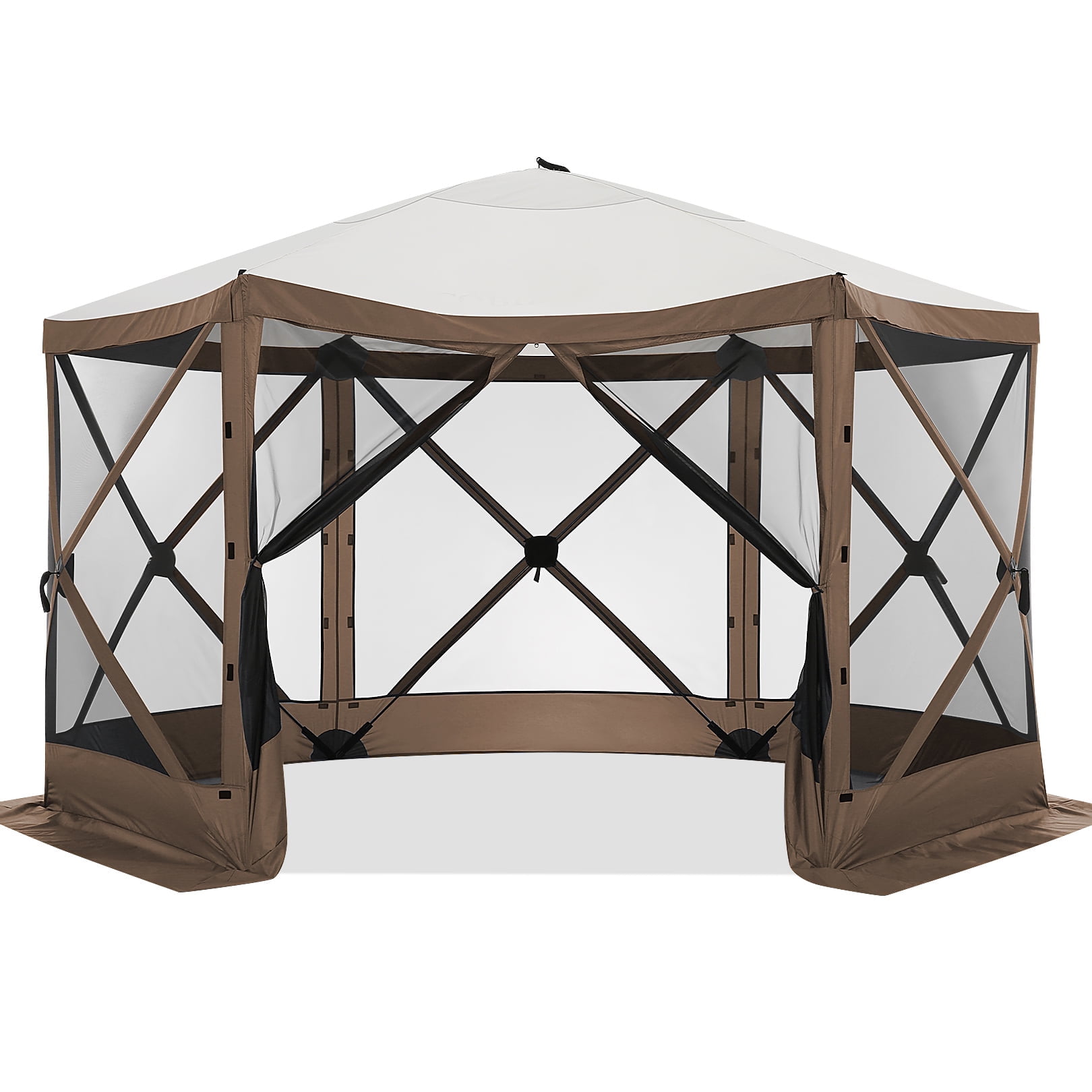 COBIZI Pop Up Gazebo Screen Tent Screen House for Camping, 12x12 Screen ...