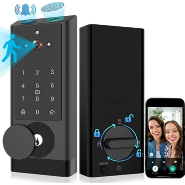 "Smart Door Lock - Fingerprint & Bluetooth Biometric Deadbolt, Keyless ...