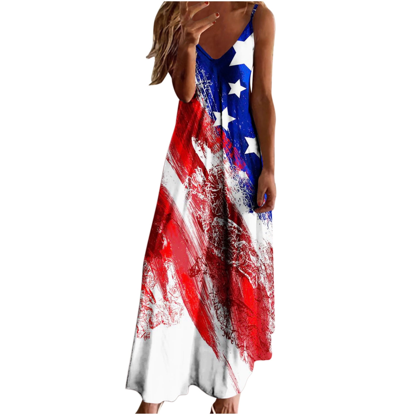 Cobkk Cocktail Dress Long Clearance Independence Day Women Fashion