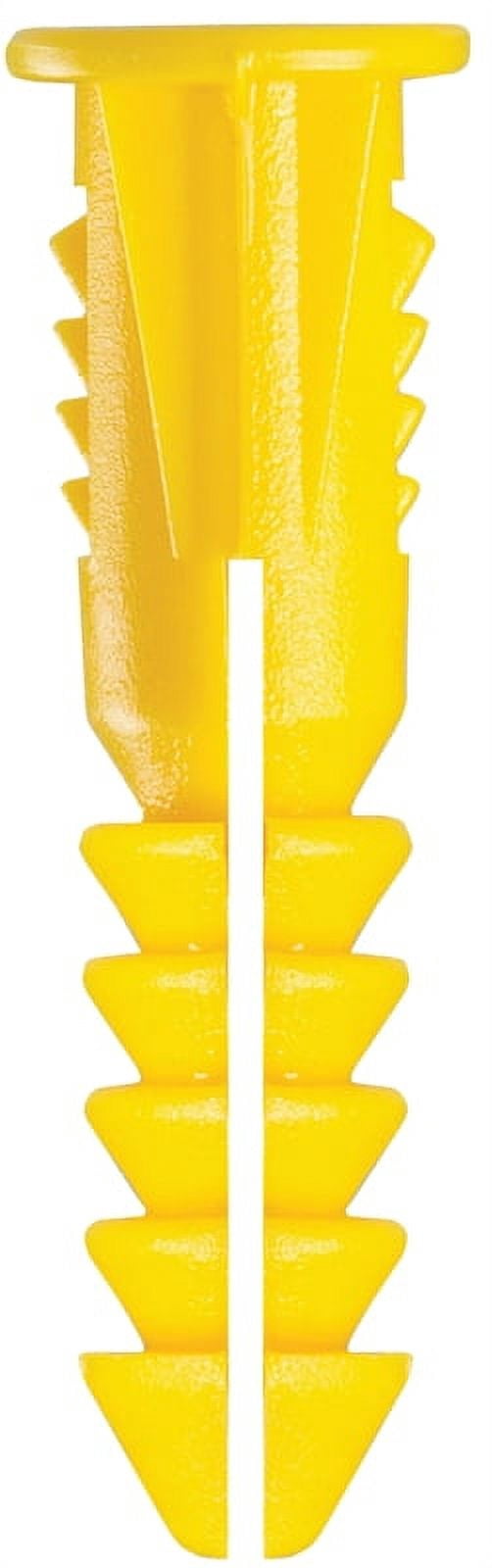 COBRA ANCHORS 185R Screw Anchor, #4-6 Thread, 7/8 in L, Polyethylene ...
