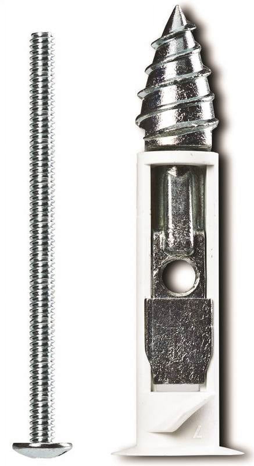 COBRA ANCHORS 367S Driller Toggle Bolt, 3 in L, Zinc, Chrome Zinc, 110 ...