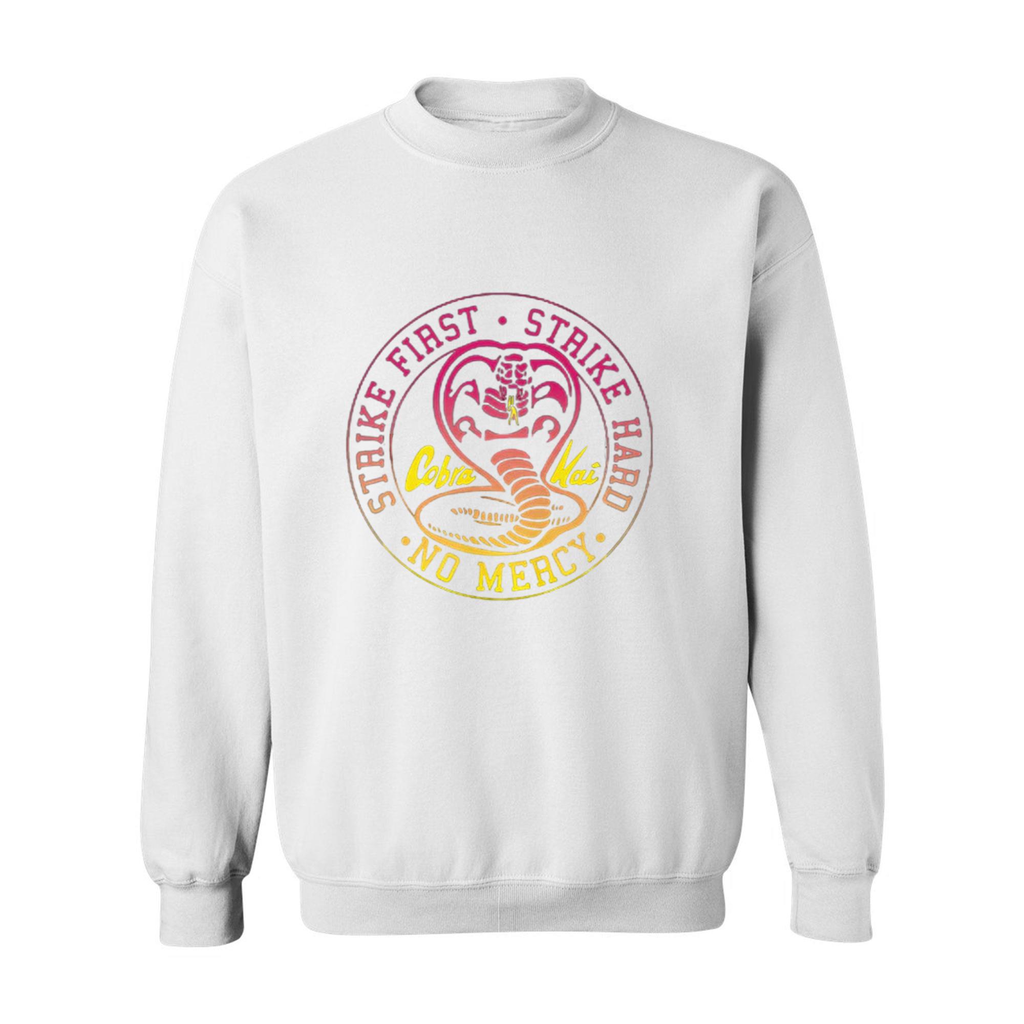 COBRA KAI NEON LOGO BLACK CREWNECK - LIMITED EDITION - 11 COLOR OPTIONS ...