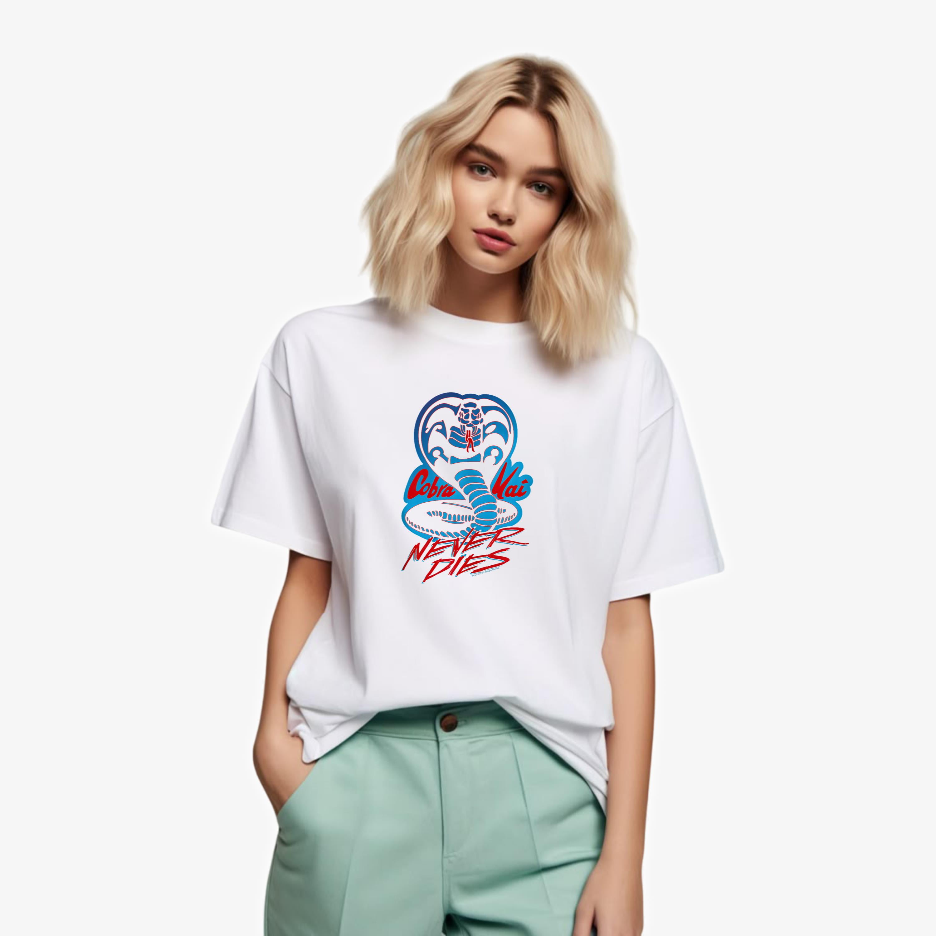 COBRA KAI NEVER DIES BLACK MUSCLE T-Shirt Karate Kid Fan, for men & women, up to size 5XL ...