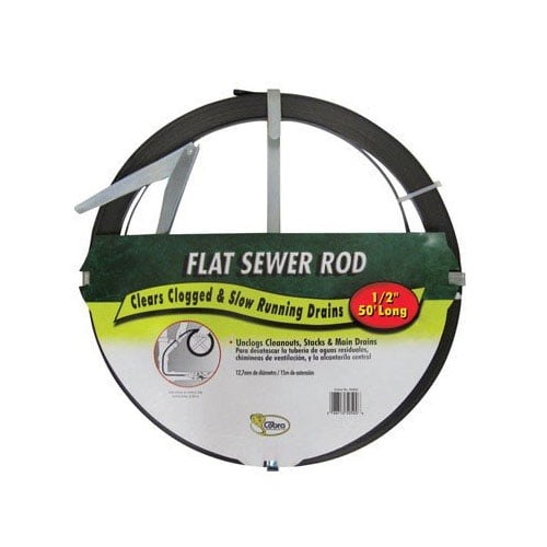 COBRA PRODUCTS CO 50500 1/2x50' Flat Sewer Rod - Walmart.com
