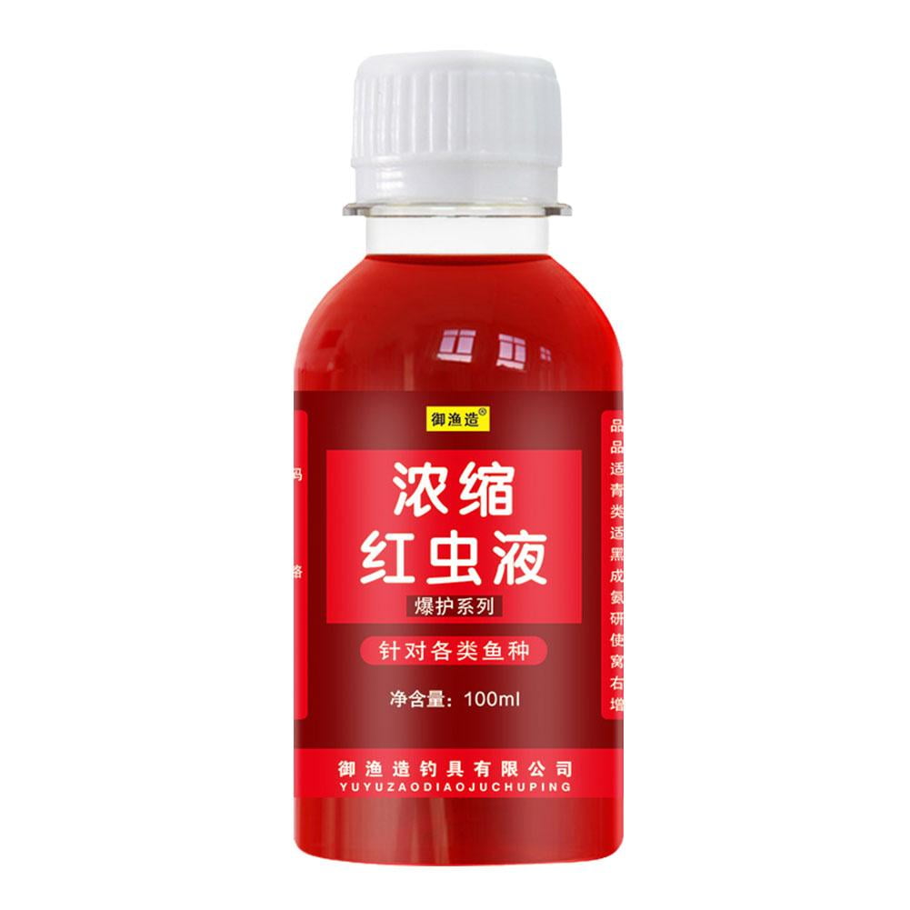 COCEQUC 100ml Strong Fish Attractant Concentrated Red Worm Liquid Fish ...