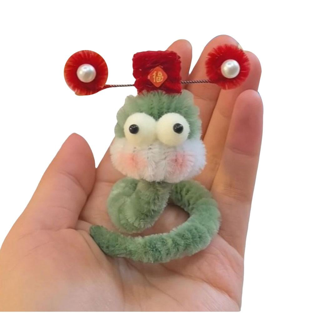 COCEQUC 2025 Creative Cute Cartoon Twist Stick God Snake Ornament DIY ...