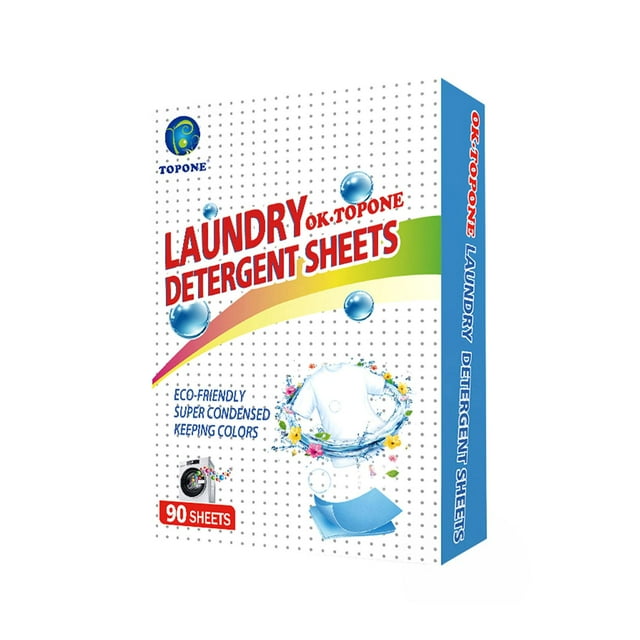 COCEQUC 90Pcs Laundry Detergent Sheets Concentrated Detergent Washing ...