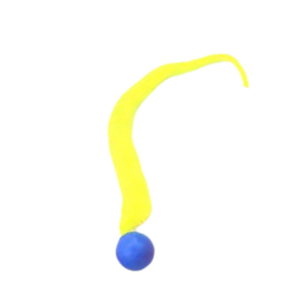 COCEQUC Bouncy Ball with Tail Cat Toys, Magic Worm with Ball For Cats ...