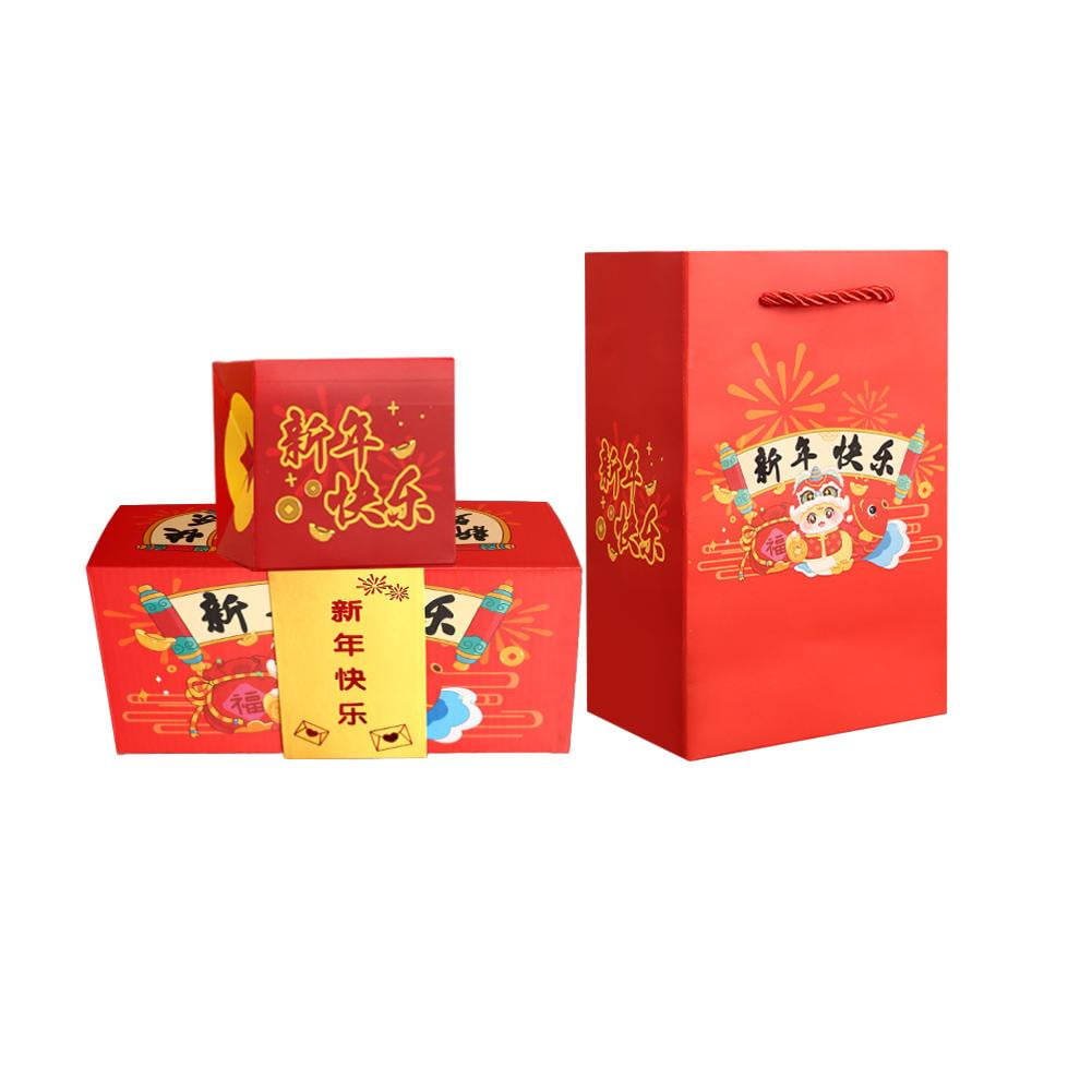COCEQUC Chinese New Year Surprise Gift Box Explosion, Folding Bouncing ...