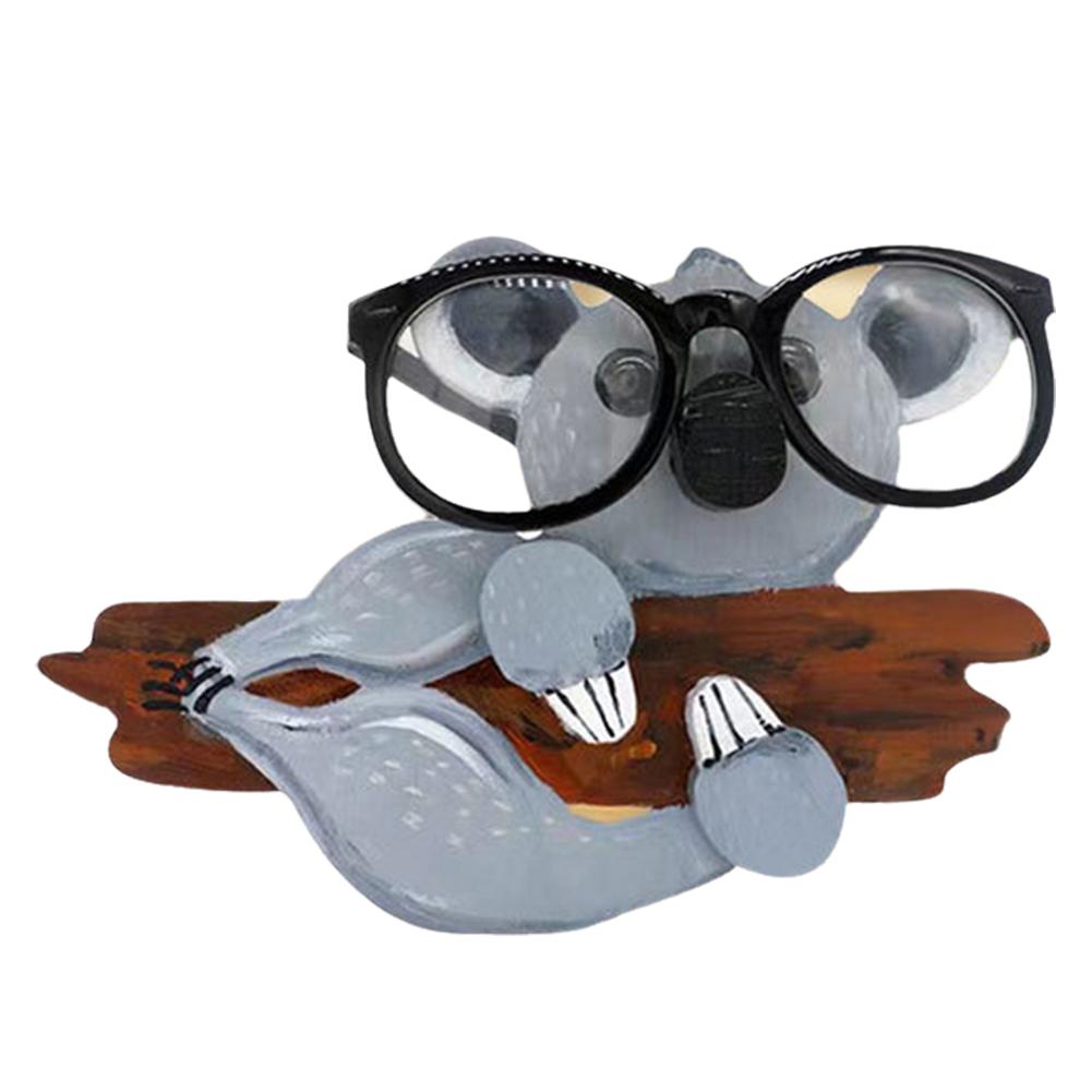 COCEQUC Cute Farm Animal Glasses Frame Creative Pet Shape Wood Carving ...