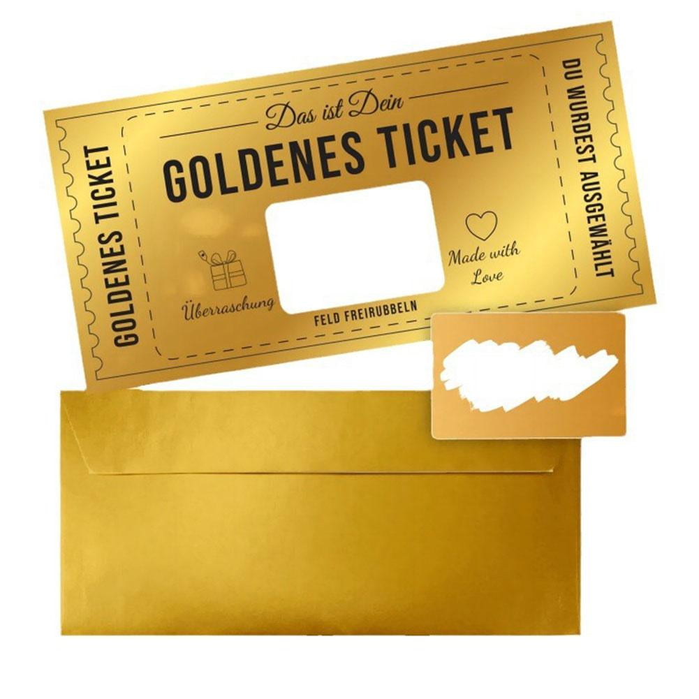 COCEQUC Golden Ticket Scratch Card(A)$Golden Ticket Scratch ...