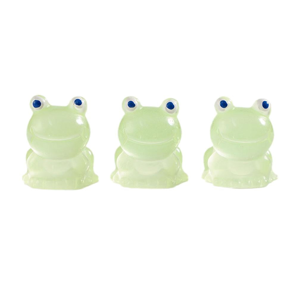 COCEQUC Miniature Green Resin Frogs Set of 100 Micro Frog Figurines New ...