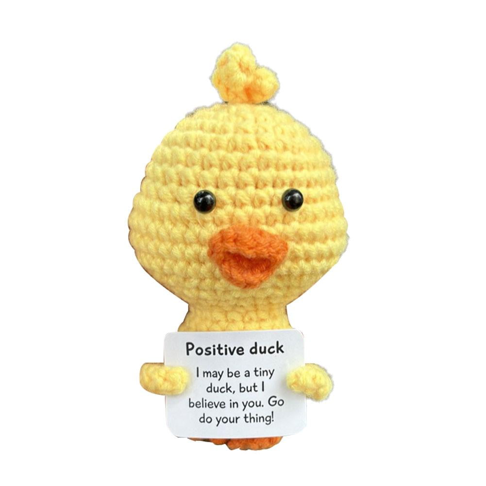 COCEQUC Positive Crochet Animals Ornament, Emotional Support Funny ...