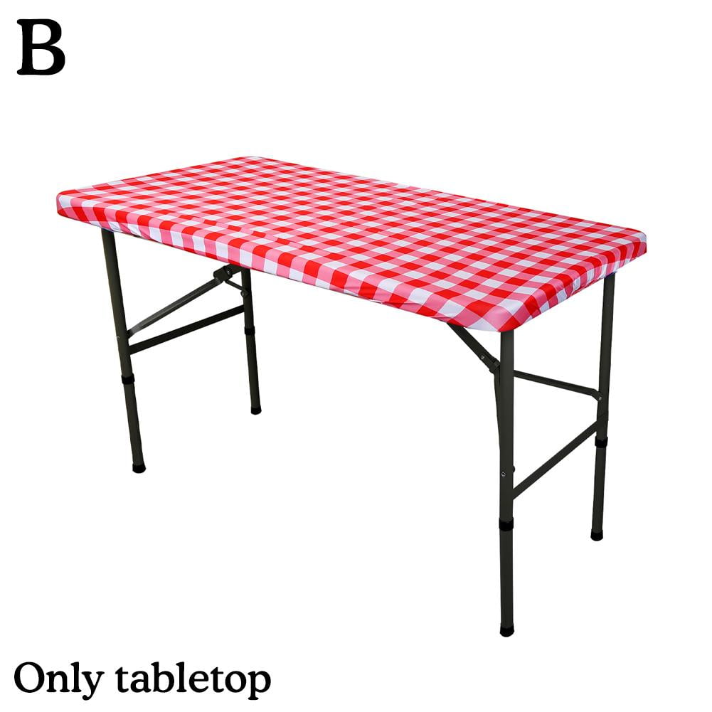 COCEQUC Rectangle Table Cover Elastic Waterproof Table Covers Fitted ...