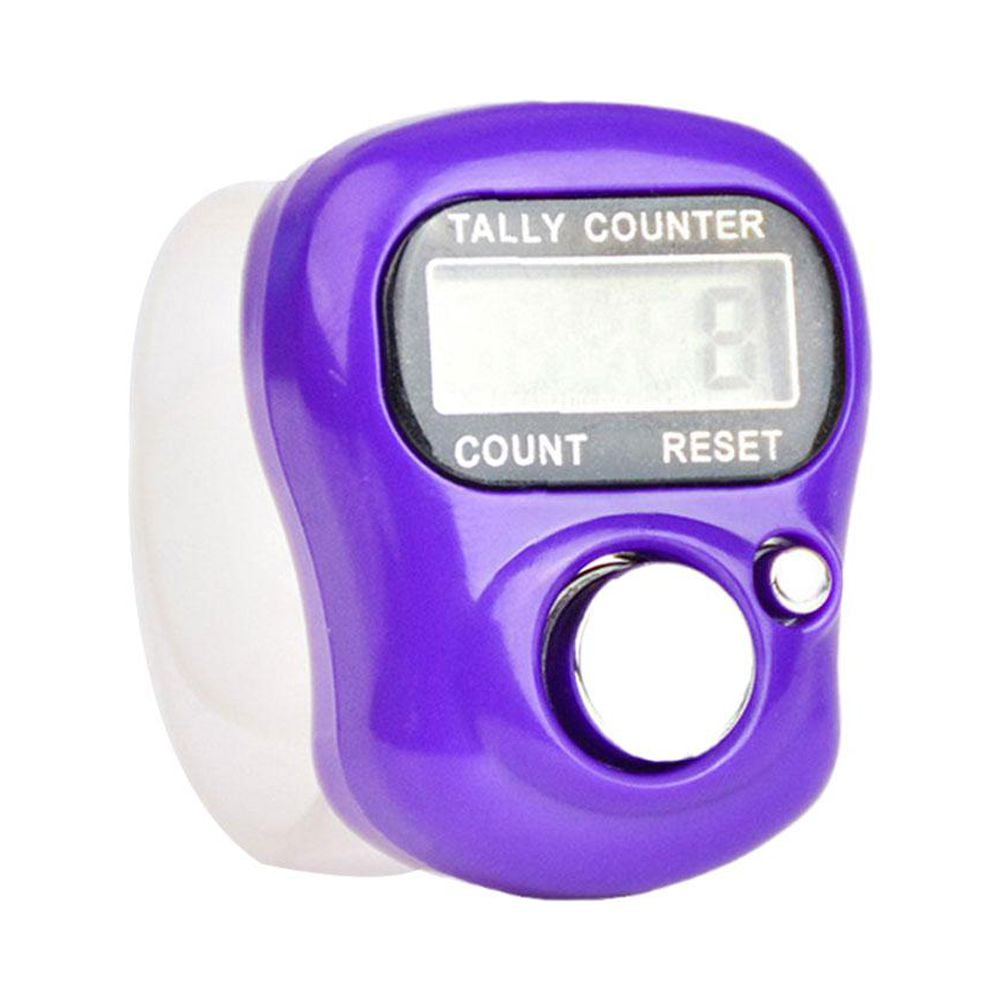 COCEQUC Stitch Marker Row Counter Finger LCD Electronic Hand Digit ...