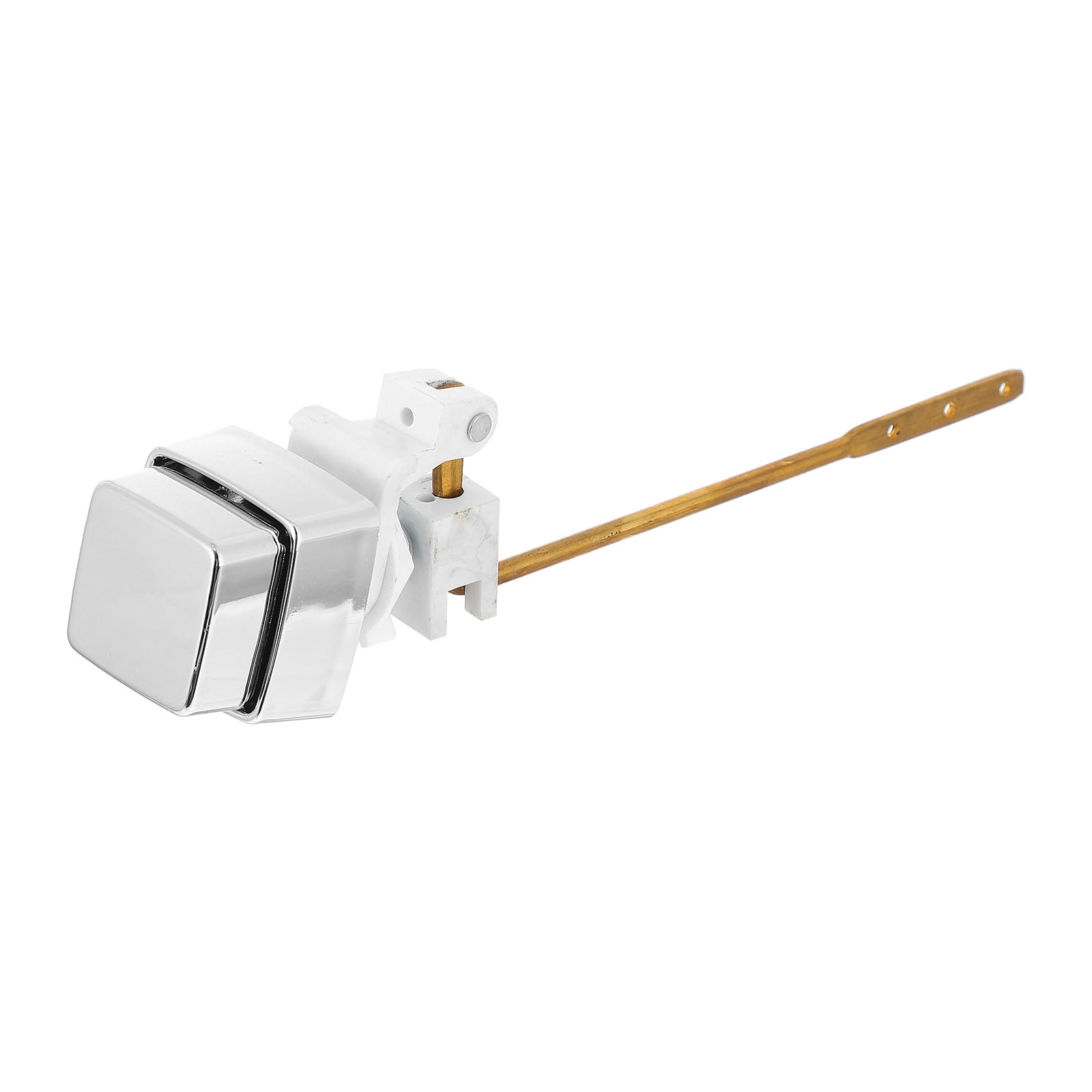 COCHLOUS 1Pc Toilet Flush Tank Lever Button Copper Toilet Flush (Silver ...