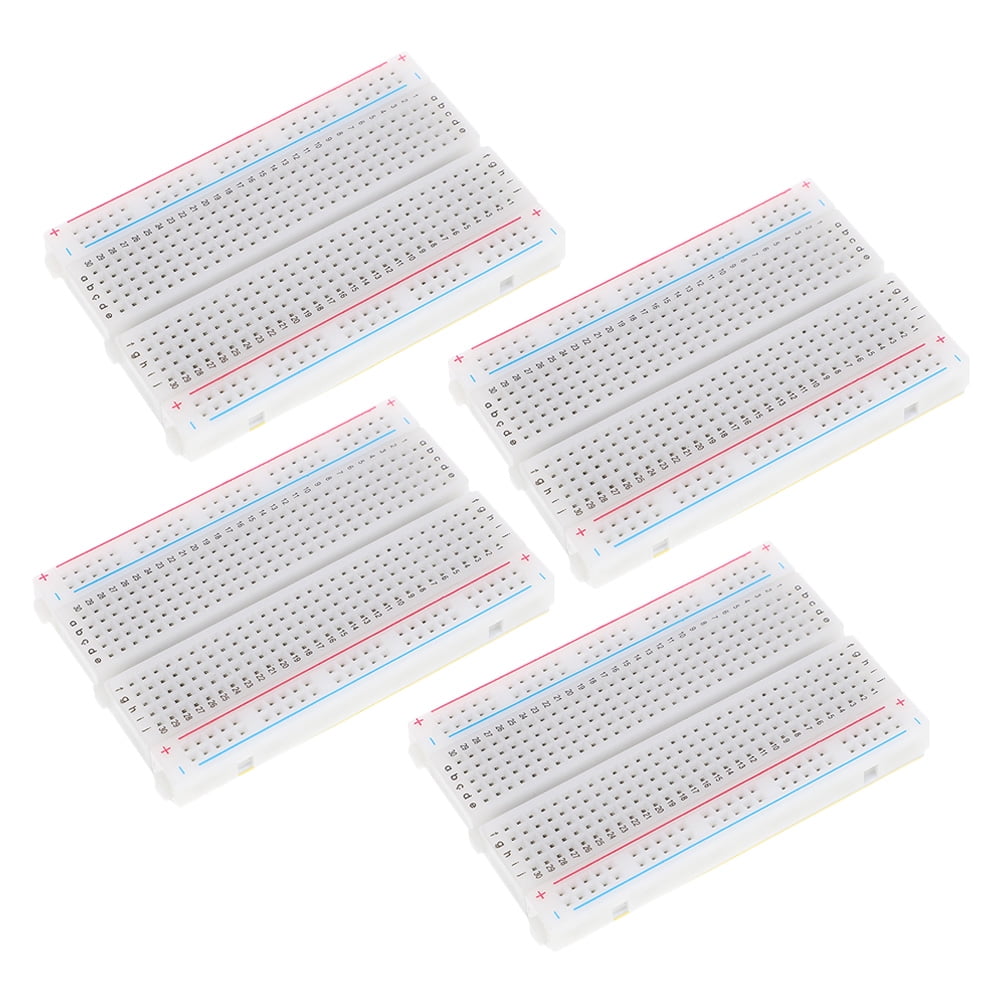 COCHLOUS 4pcs Breadboard Kit Experiment Breadboard 400 Tie Point Mini ... COCHLOUS 4pcs Breadboard Kit Experiment Breadboard 400 Tie Point Mini ...